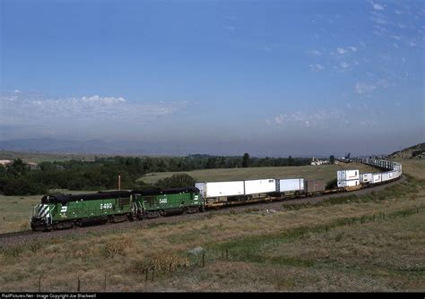 Bn 5490 Burlington Northern Railroad Ge U30b At Sedalia Colorado By