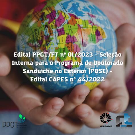 Edital Ppgtft Nº 012023 Seleção Interna Para O Programa De