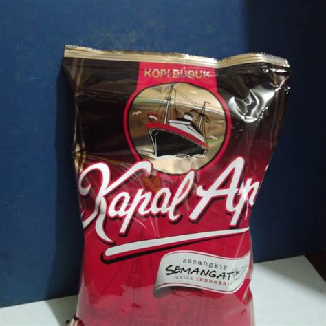 Jual Kopi Kapal Api Bubuk Hitam 160 Gr Shopee Indonesia