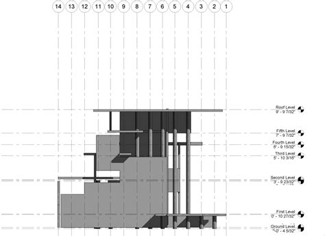 North Elevation Revit Model Bryan Benaim