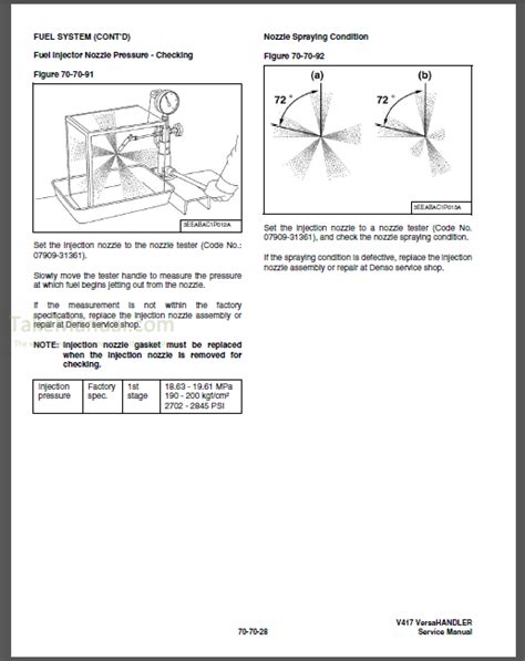 Bobcat V417 Service Repair Manual Versahandler A7mk11001 A7ml11001