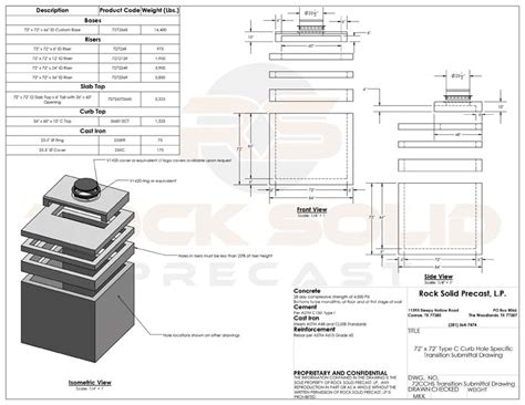 Rock Solid Precast L P Quality Precast Products Type C Inlet 3 X 5