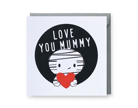 Love You Mummy Card Mummy Card Mothers Day Card Mum Etsy
