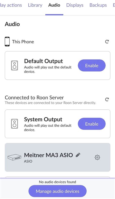 Mobile App Not Finding Audio Devices Support Roon Labs Community