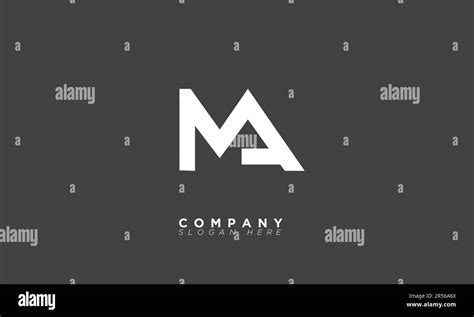 Ma Alphabet Letters Initials Monogram Logo Stock Vector Image And Art Alamy