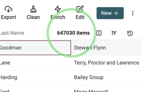 datablist your organization database
