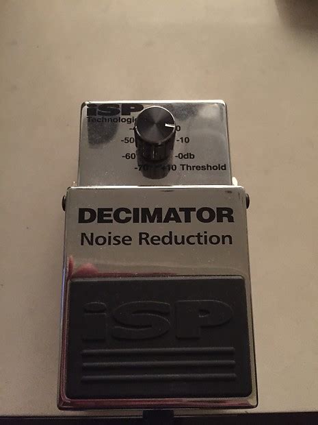 ISP Technologies Decimator Noise Reduction Pedal Reverb