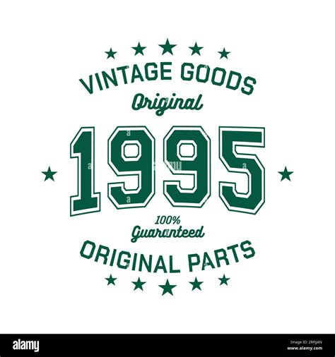 Vintage Goods Original 1995 Aged To Perfection Authentic T Shirt