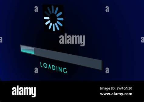 Loading Screen Bar In 3d Stock Videos And Footage Hd And 4k Video Clips Alamy