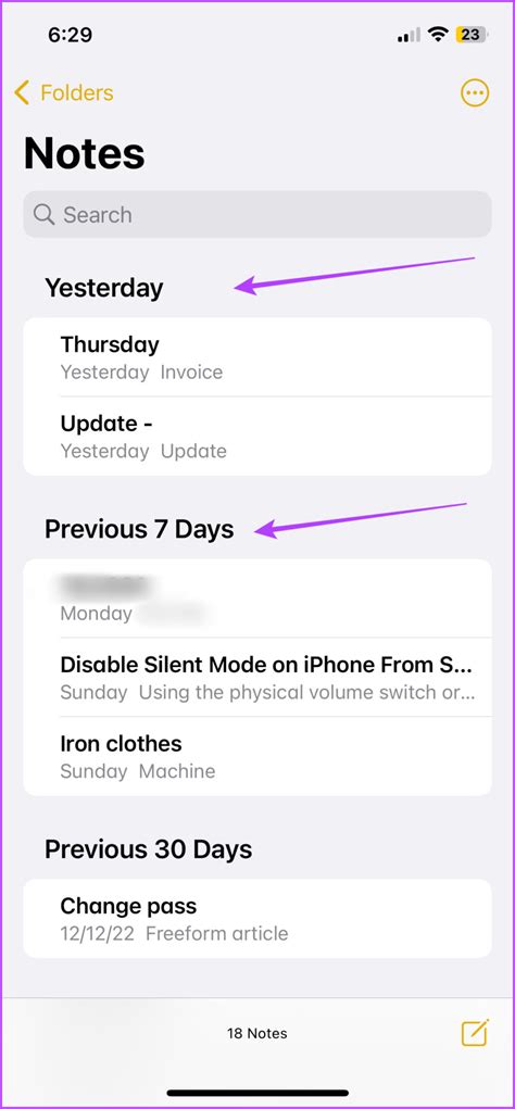 6 Ways To Find And Recover Disappeared IPhone Notes Guiding Tech