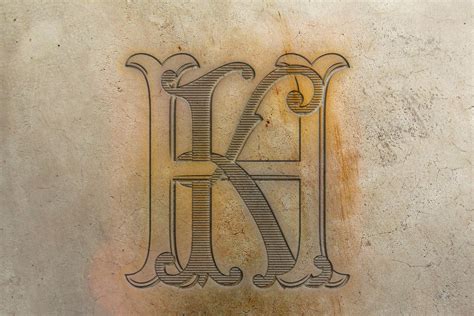 Hk Monogram Kh Monogram Creative Logo Templates ~ Creative Market