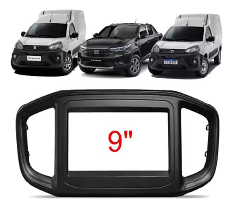 Moldura Multimidia 9 Polegadas Fiat Strada 2021 2022