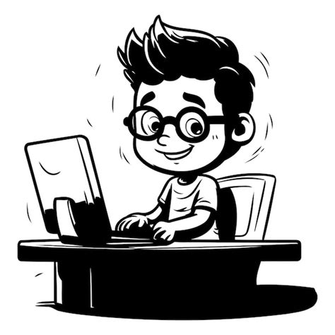 Nerd Computador Desenho Imagens Download Grátis No Freepik