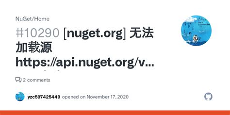 Nuget Org Https Api Nuget Org V Index Json Issue
