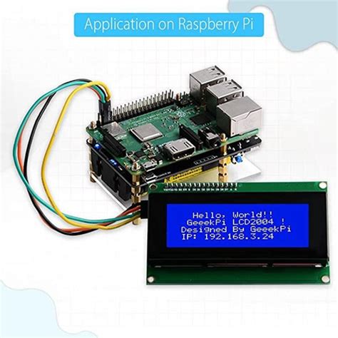 Geeekpi Iic I2c Twi Serial Lcd 20x4 Módulo De Pantalla Co Envío gratis