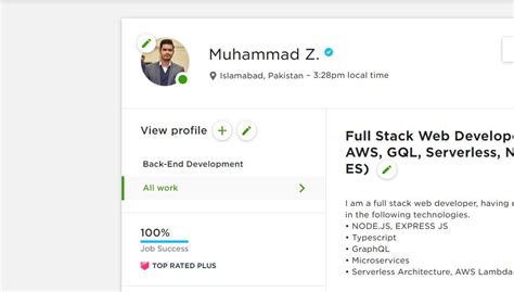 muhammad zeeshan tariq on linkedin topratedplus upwork