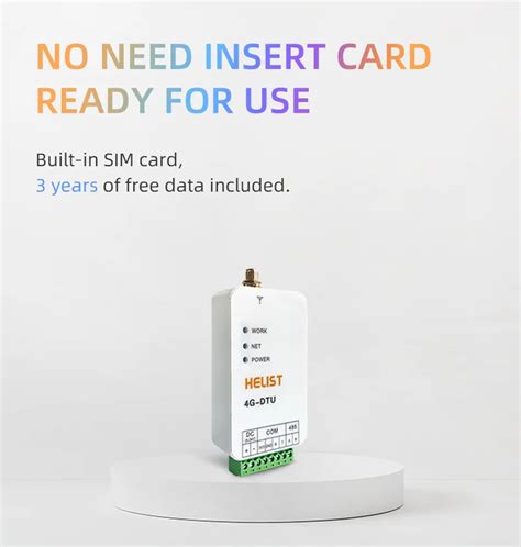 4g Dtu Wireless Module Rs485 To 4g Sim Card Modbus Tcp Udp Mqtt Smart