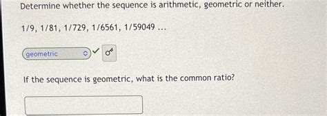 Solved Determine whether the sequence is arithmetic, | Chegg.com