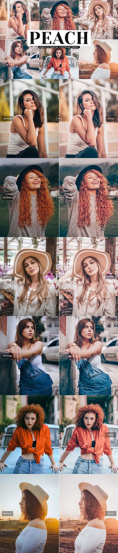 Peach Lightroom Preset For Mobile And Desktop Free Lightroom Presets