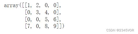 【python稀疏矩阵】python 稀疏矩阵 Csdn博客 【python稀疏矩阵】python 稀疏矩阵 Csdn博客