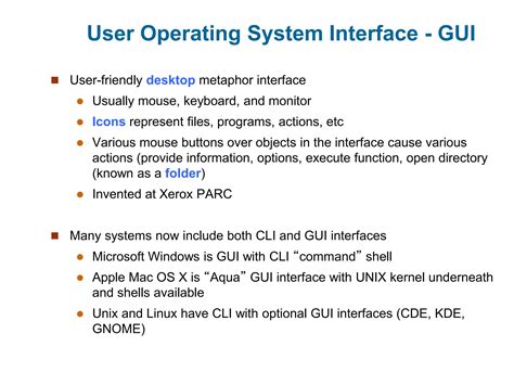 Lecture02operating System Structures Operating Systems Ppt