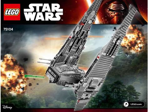 Voir l'instruction LEGO® 75104 Kylo Ren's Command Shuttle ...