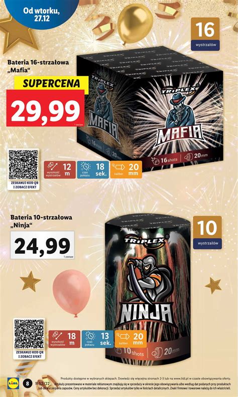 Lidl Fajerwerki 2022 2023 Bateria Mafia