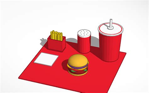 3d Design Hamburger Tinkercad