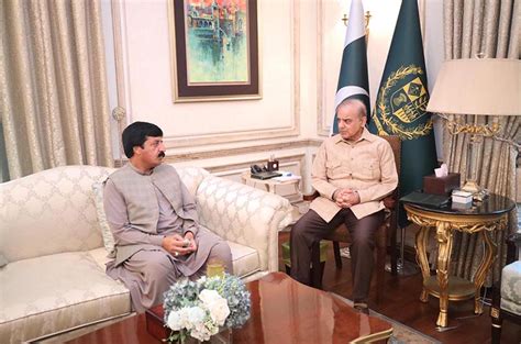 Governor Of The Punjab Sardar Saleem Haider Calls On Prime Minister