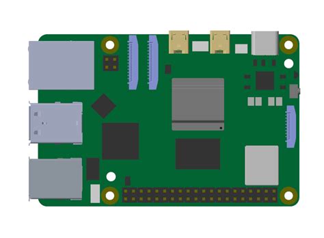 Download The Raspberry Pi 5 3d Design Stp File For Free From Elecrow