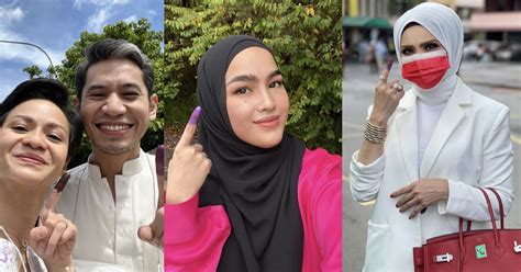 Foto Ig Penuh Selfie Jari Berdakwat Ini Antara Artis Tunjuk Bukti