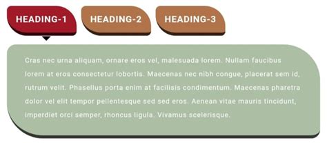 15 Css Animated Tabs