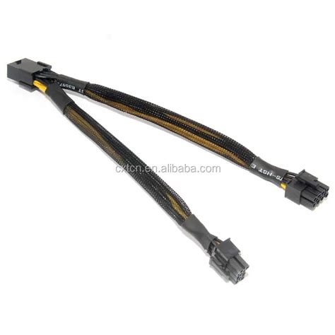 Pcie 8pin Female To Dual 8pin 6 2 Pin Male Gpu Splitter Power Cable