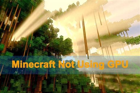 Minecraft Not Using Gpu Top 4 Methods To Fix This Issue By Ariel Mu
