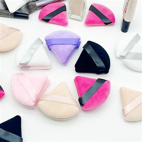 Pieces Triangle Powder Puff Soft Makeup Puff For Face Loose Powder