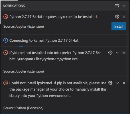 Notification Overload When Installing Ipykernel Issue 7907