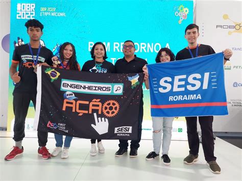 Equipe Feminina Da Escola Do Sesi é Destaque Em Etapa Nacional Da