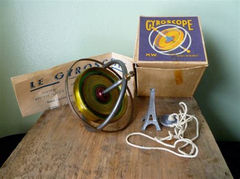 Vintage Gyroscope Made In France Complete W Box By BromptonWoods