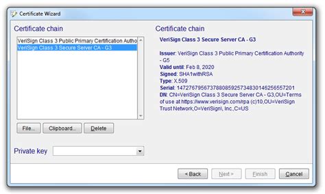 Certificate Wizard