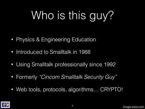 Smalltalk Security Landscape Ppt