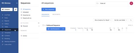 Mixmax Sequence Analytics Improvements Coming Soon Mixmax Help Center