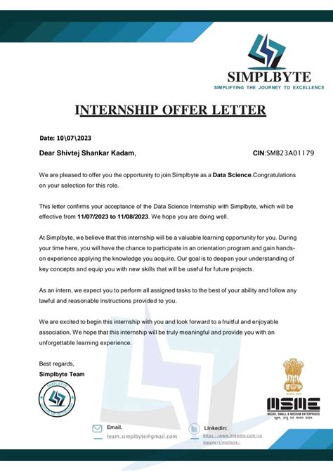 Shivtej Kadam On Linkedin Opportunity Datascience Internship Python Intershipopportunity