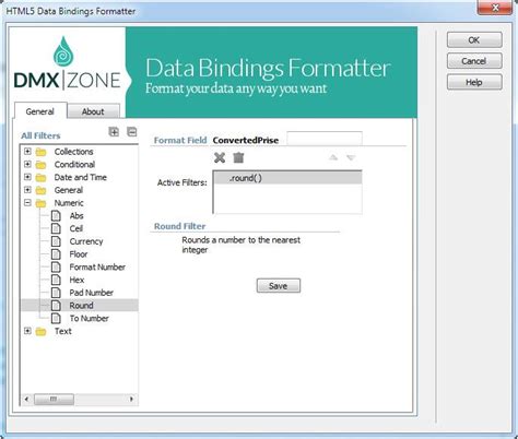 Html5 Data Bindings Formatter Reference Articles Dmxzonecom