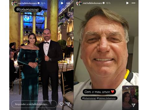 Michelle Bolsonaro Viraliza Com Look Para Jantar Nos Eua Antes Da Posse De Trump Portal Leo Dias