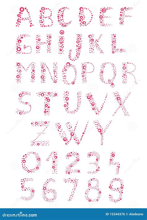 Bubbly Alphabet Stock Vector Illustration Of Pretty 15344376