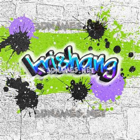17 3d Names For Krishang