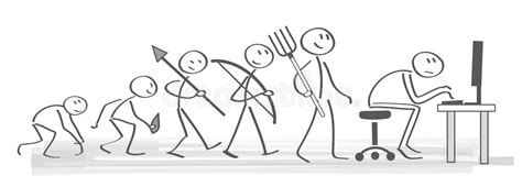 Funny Evolution Stock Illustrations 4836 Funny Evolution Stock