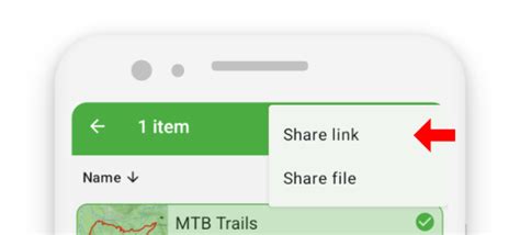Share Via Link Touchtrails Route Planner At Your Fingertip