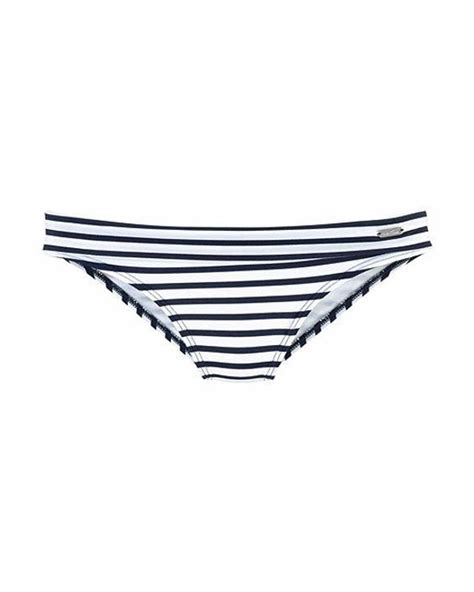 Lascana Fold Over Bikini Bottom In Brown Lyst