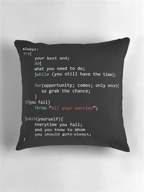 geek coder pillow for sale by black fox geek stuff coder pillow sale